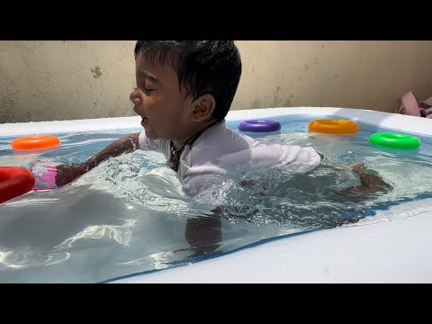 Jannat Bacha’s Excitement Towards Exploring Swimming Pool #viralvideo ...