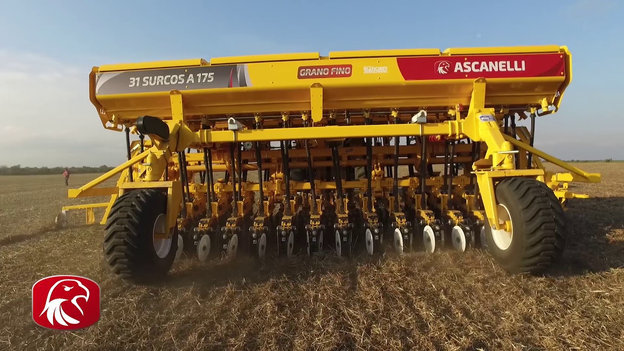 Sembradora Grano Fino Magnum 4000 Ascanelli - YouTube