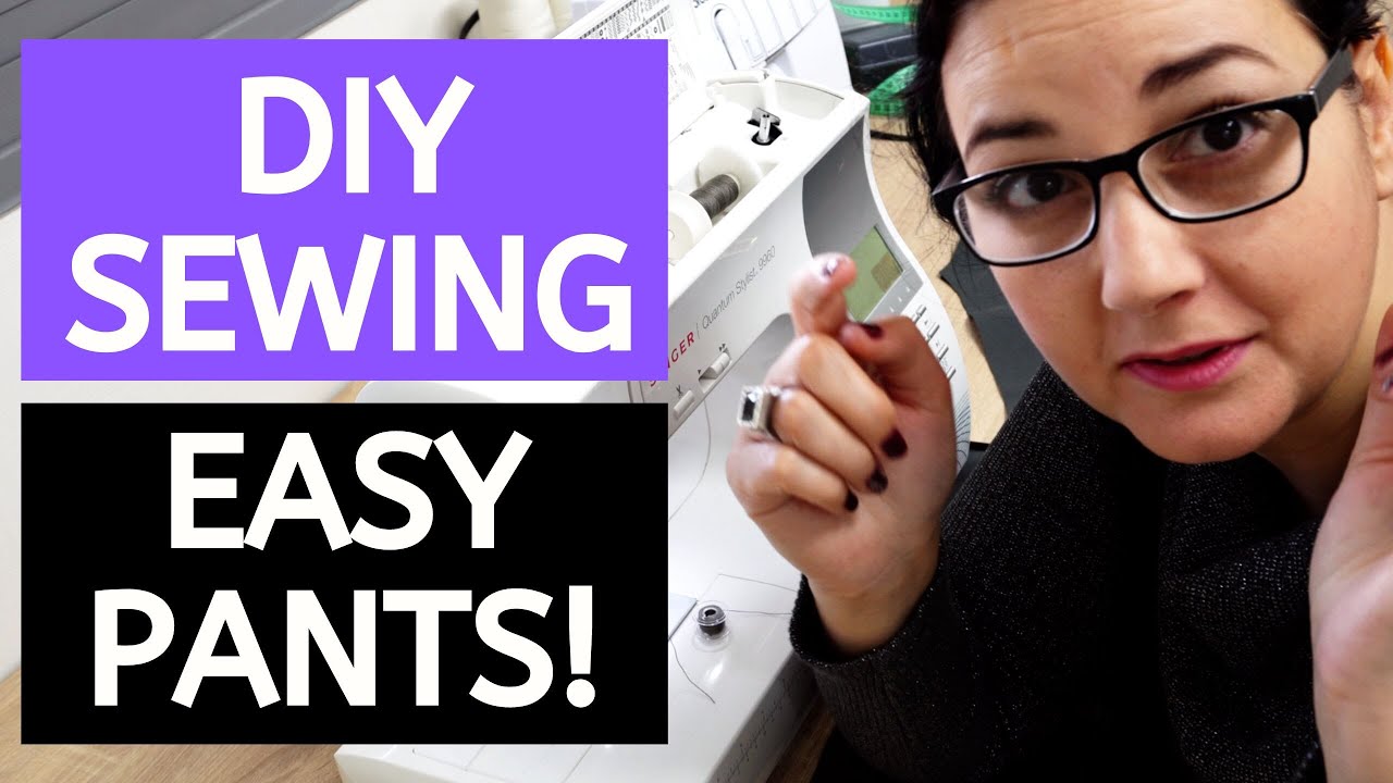 DIY How to make leather pants from scratch No Zipper- Tutorial Easy and ...