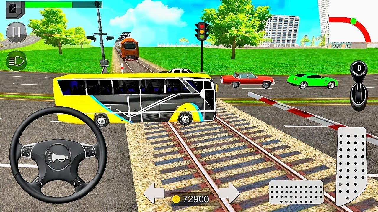 Coach Bus Driving Simulator - School Bus Driving 3D - Android GamePlay ...