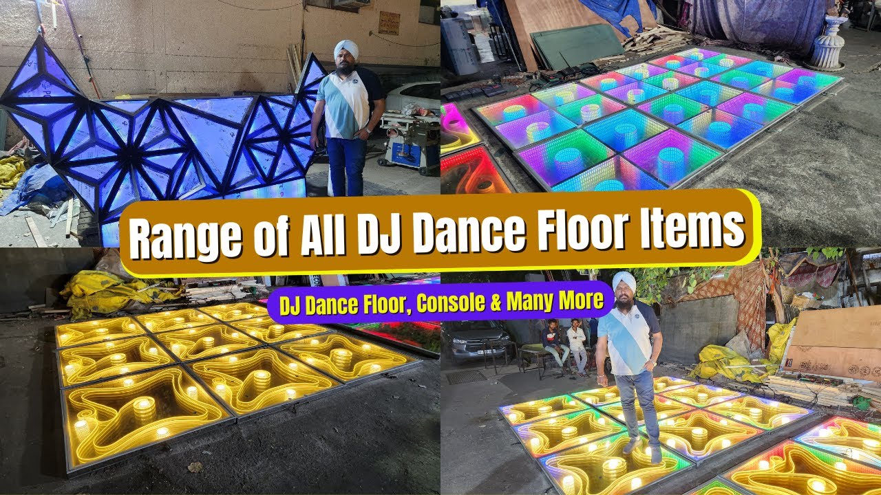 Neon DJ Dance Floor with Bulb (Neon or Pixel Effect) NEW LAUNCH!!! | DJ ...