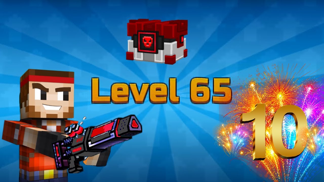 Pixel Gun 3D’s 10th Anniversary + reached LEVEL 65!! - YouTube