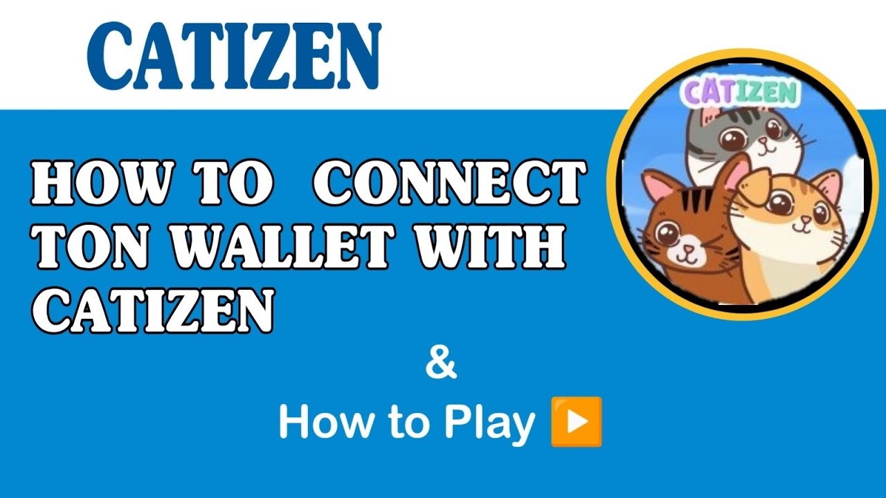 How to connect Ton wallet with Catizen #catizen #mining - YouTube