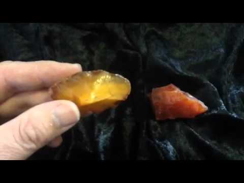Amber, how to identify it from other stones - YouTube