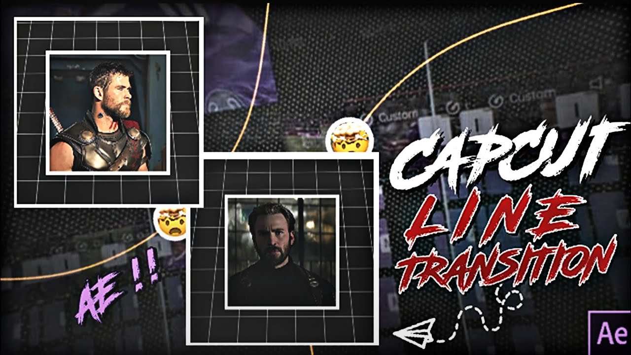 Capcut || Line transition like AE in capcut 🥶 || - YouTube