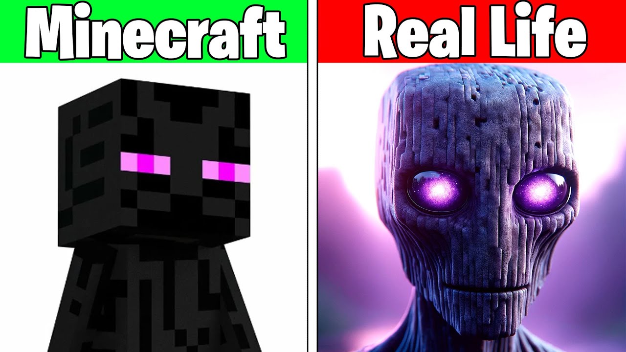 Realistic Minecraft | Real Life vs Minecraft | Realistic Slime, Water ...