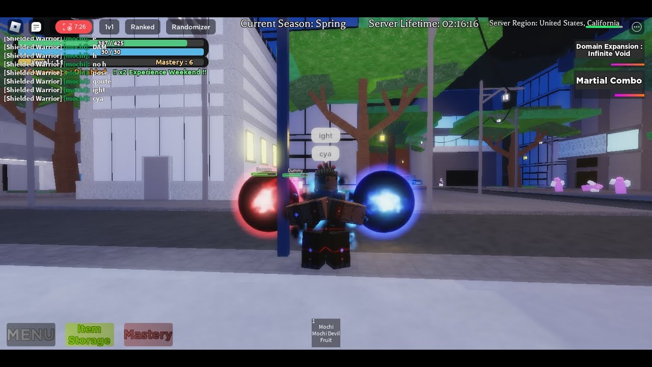 gojo showcase sakura stand - YouTube