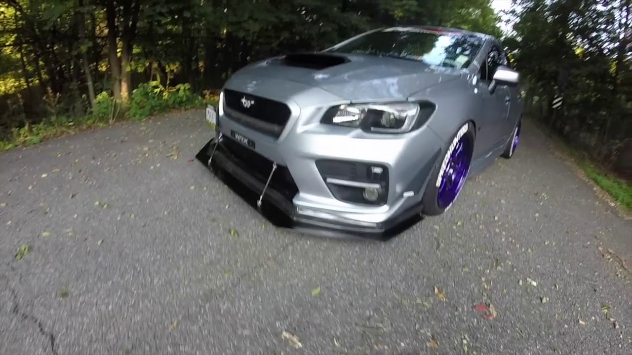 2016 Subaru Wrx Front Splitter - YouTube