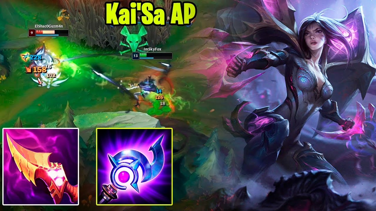 LA MEJOR BUILD AP de Kai'Sa (¡ONE SHOT A TODO EL TEAM ENEMIGO!) - YouTube