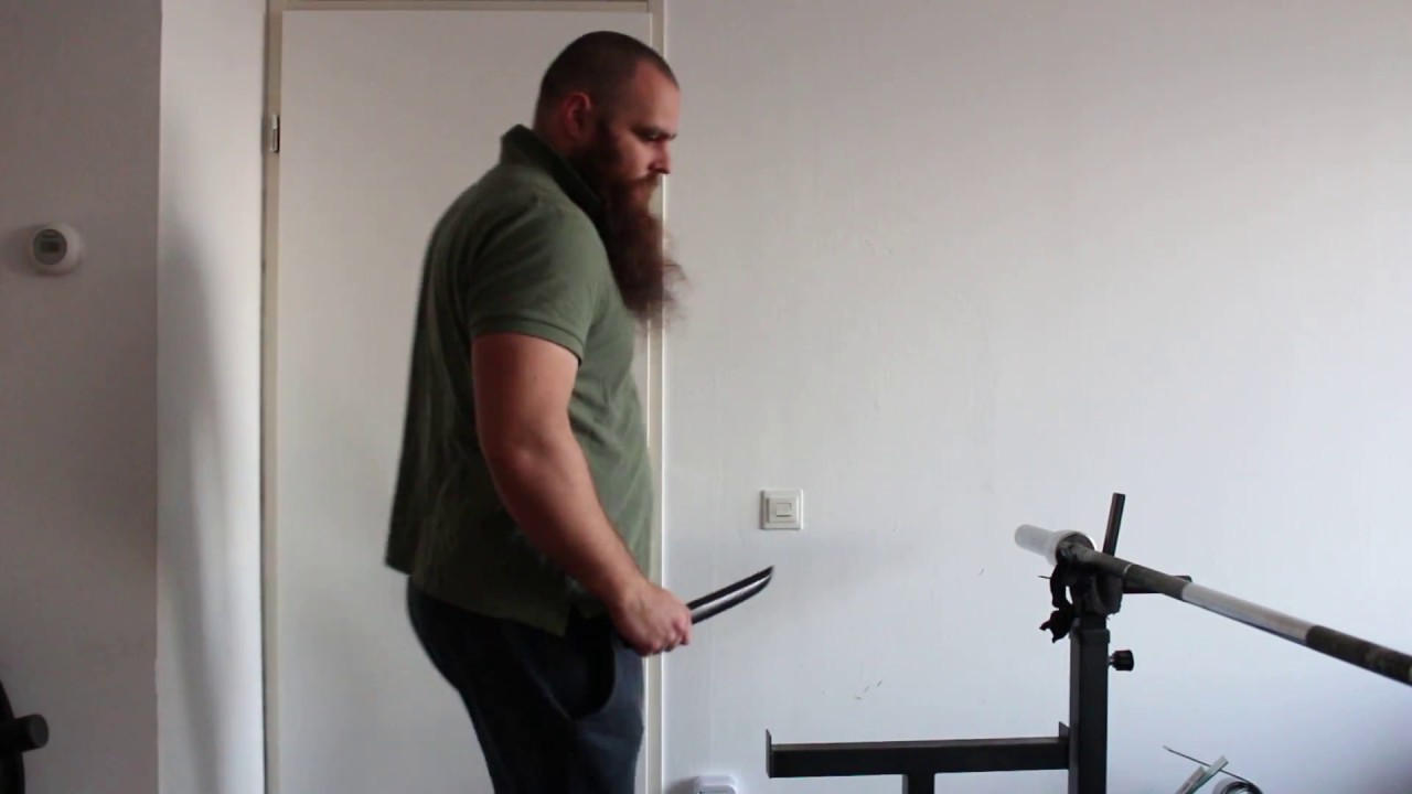 Knife fighting training with a wooden training knife 4 - YouTube