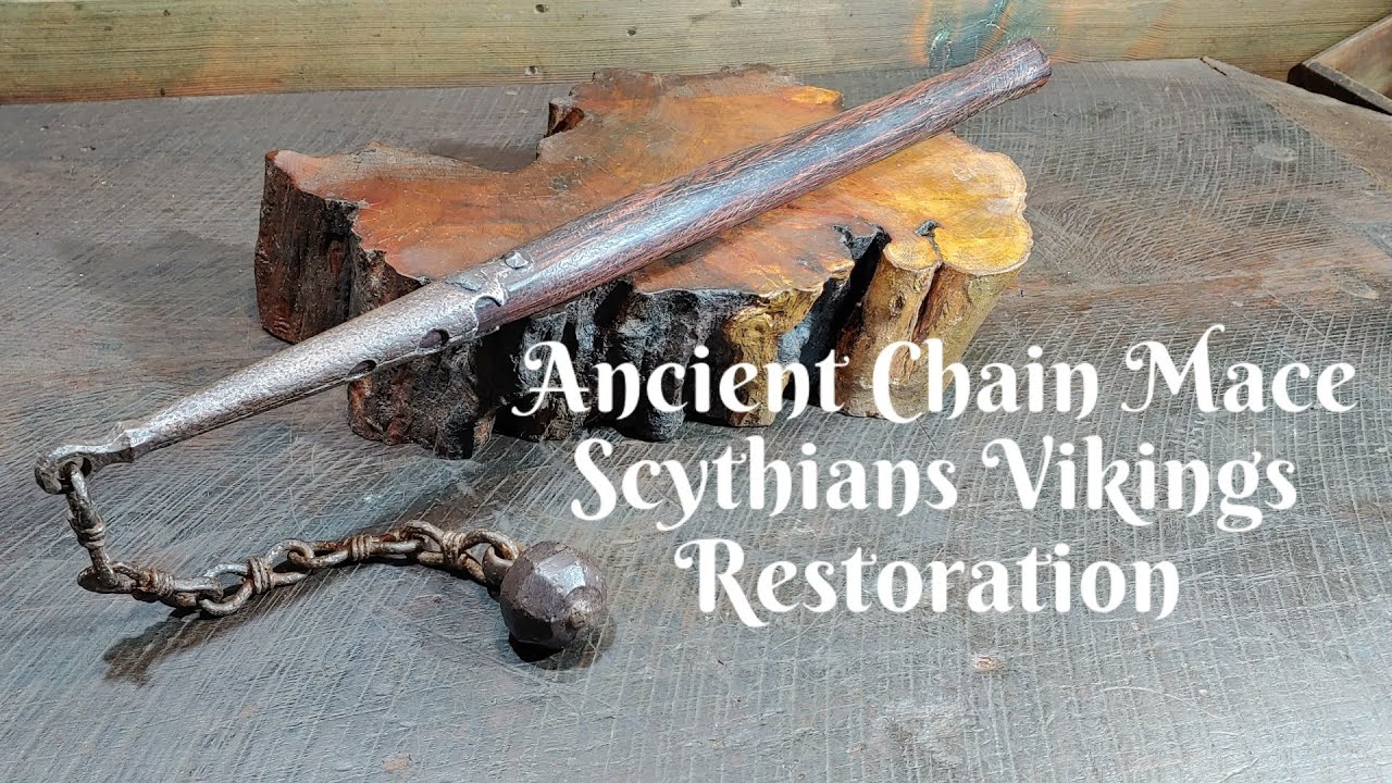 Ancient Chain Brush Mace Scythians Vikings Restoration - YouTube