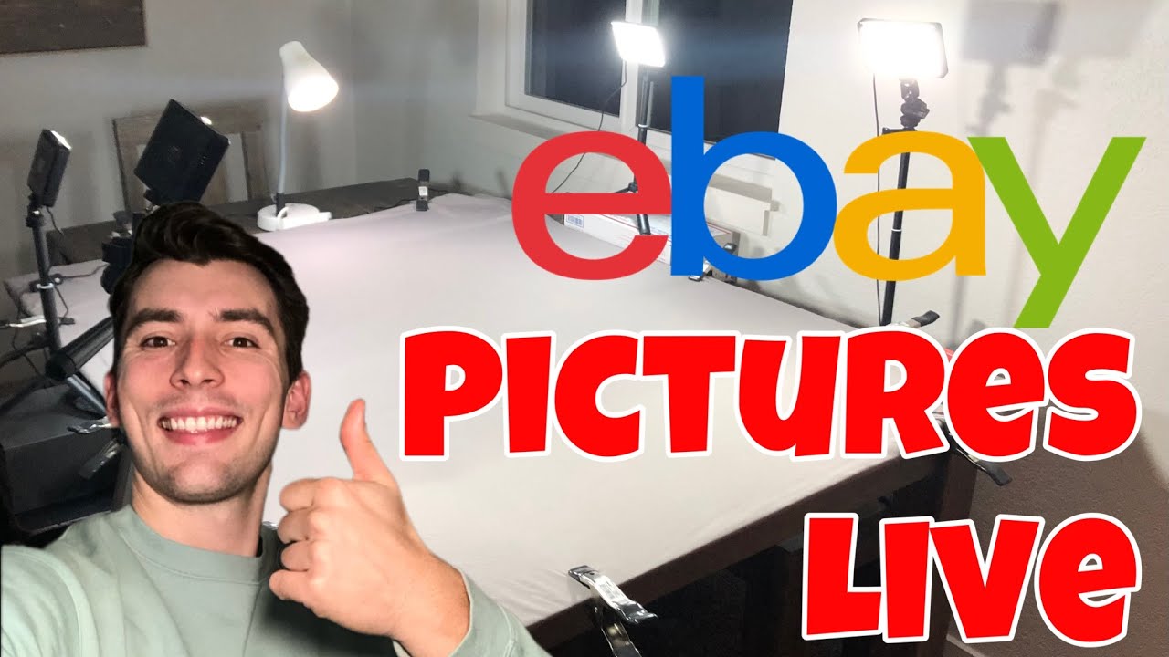 How I Take Pictures of Products for eBay! LIVE!!! - YouTube