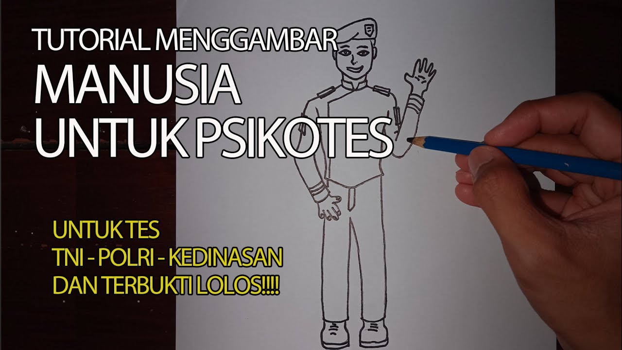 Tutorial Cara Menggambar Orang - YouTube