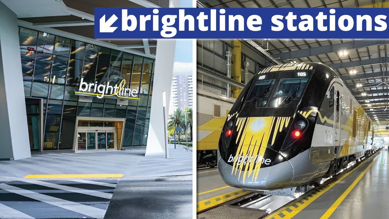 Why Brightline's Railway Stations Are the FUTURE of Travel? - YouTube