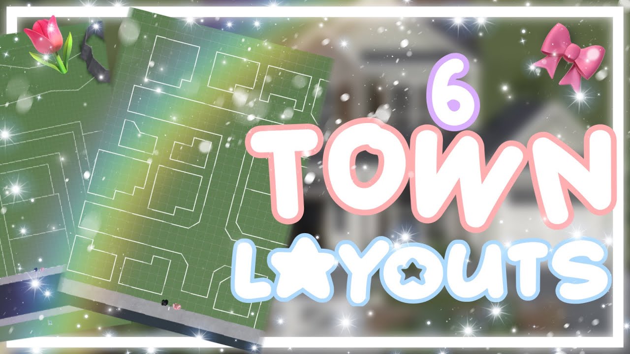 6 BLOXBURG TOWN LAYOUT IDEAS! 🏡🩷 - YouTube
