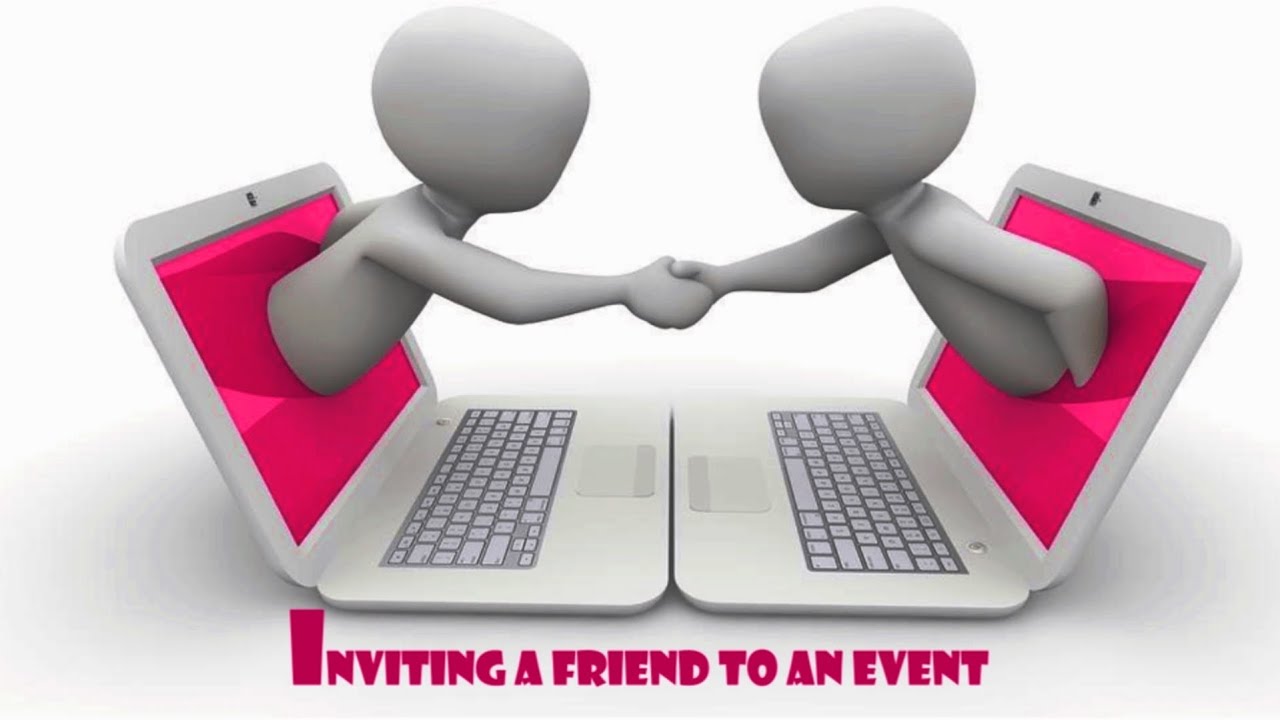 Inviting a friend to an event (with an interactive worksheet) - YouTube