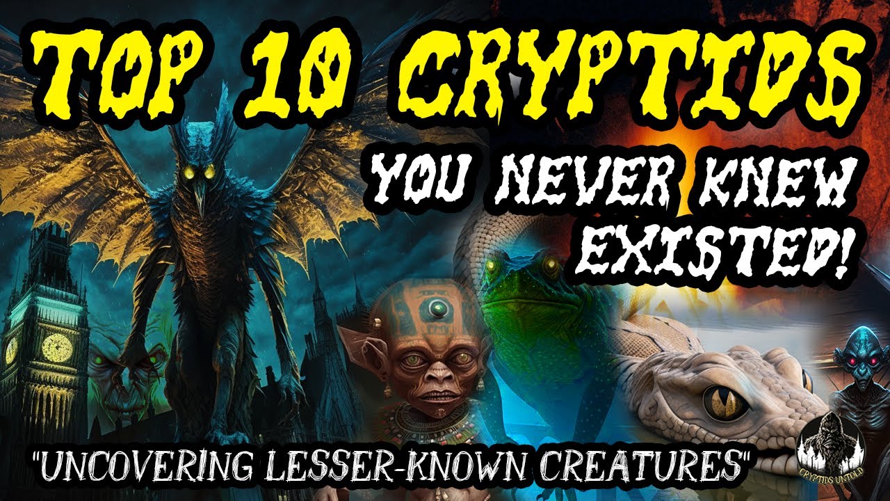 TOP 10 CRYPTIDS YOU NEVER KNEW EXISTED! - YouTube