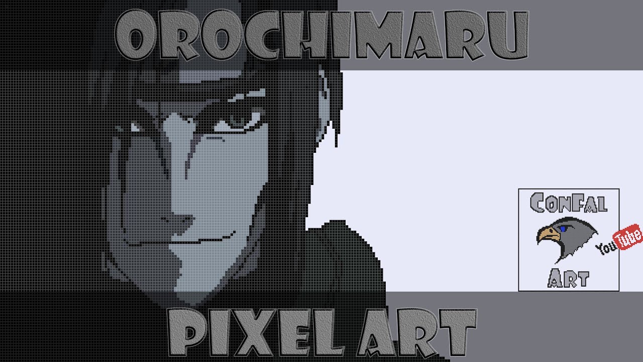 [Pixel Art] Orochimaru - Naruto Shippuden - YouTube