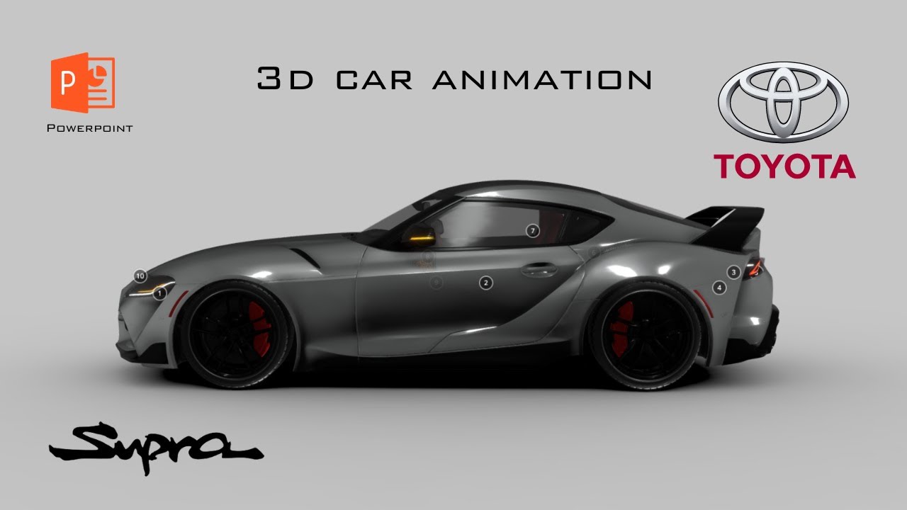 3d Car Animation in PowerPoint #3d #supra #powerpoint #presentation # ...
