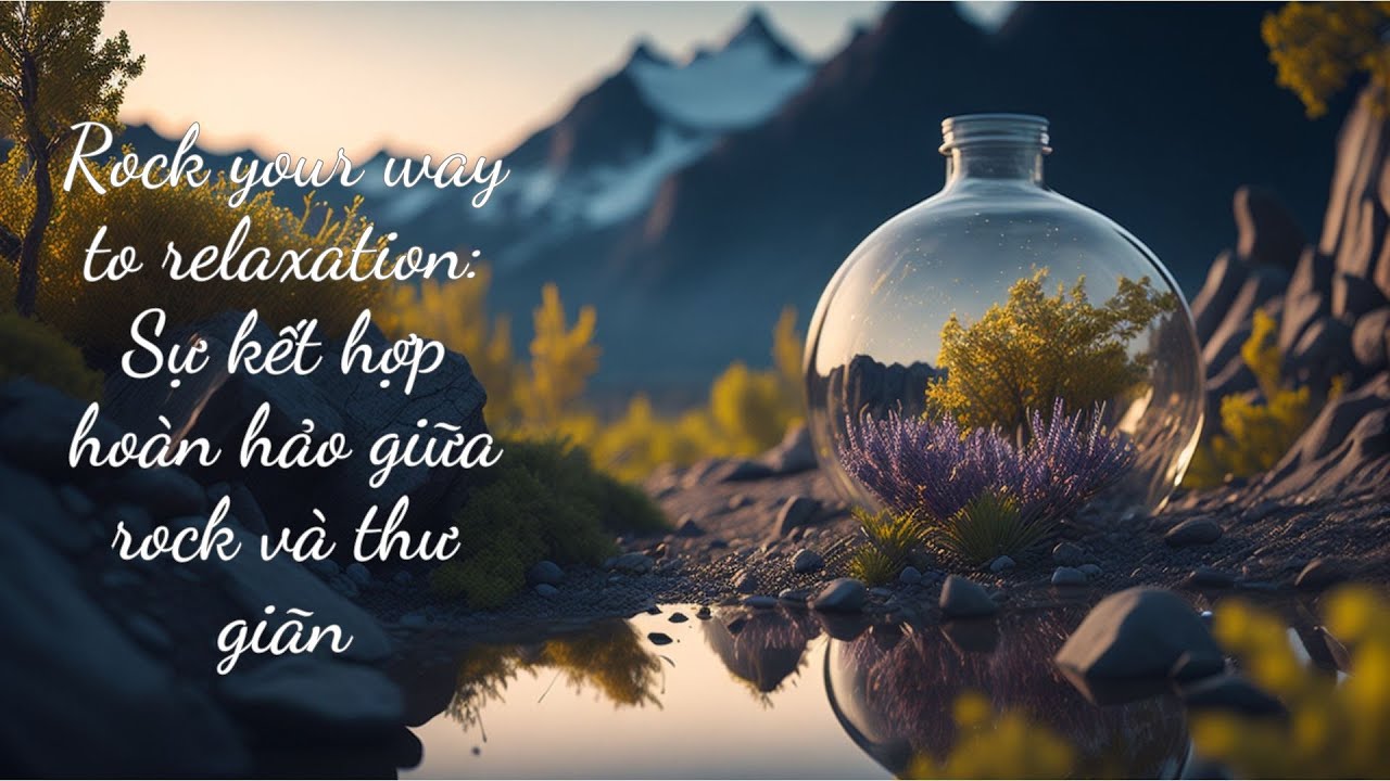 Rock your way to relaxation. Sự kết hợp hoàn hảo giữa rock và thư giãn ...