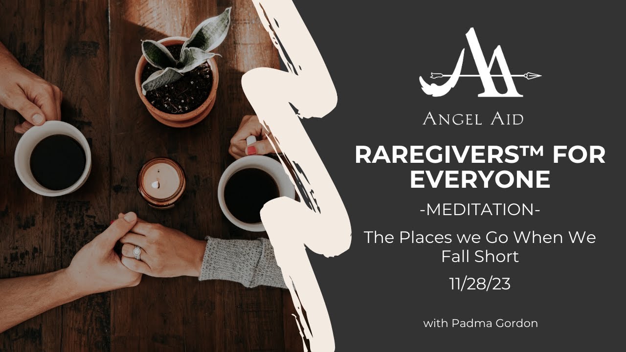 11/28/23 Raregivers™ For Everyone: The Places we Go When We Fall Short ...