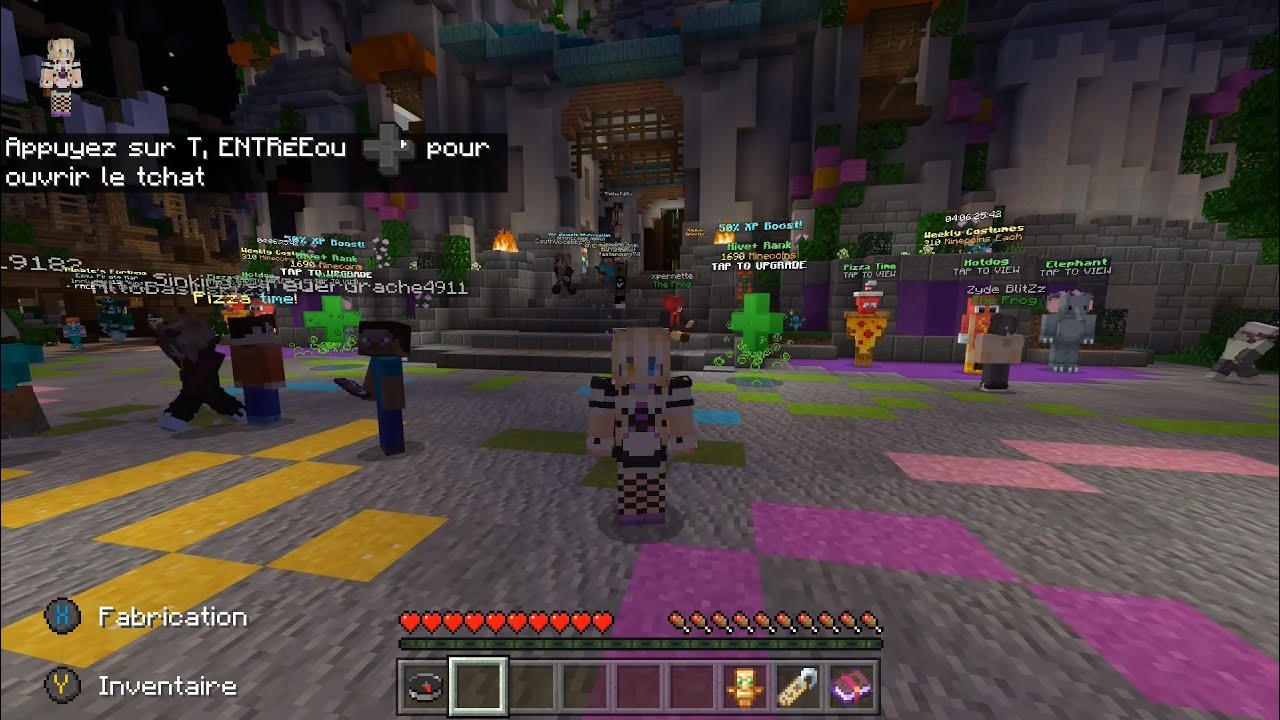 Minecraft Build Battle - Thème temple et technologie - YouTube