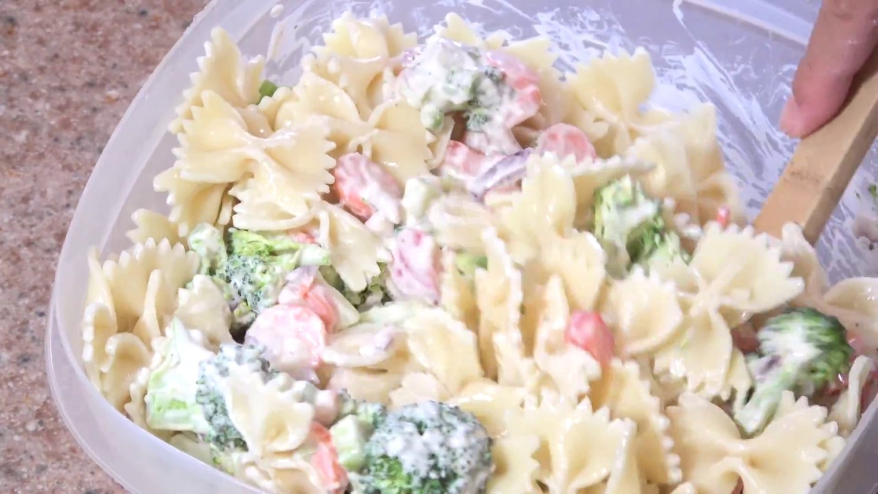 Easy Pasta Salad Step By Step Chef - YouTube