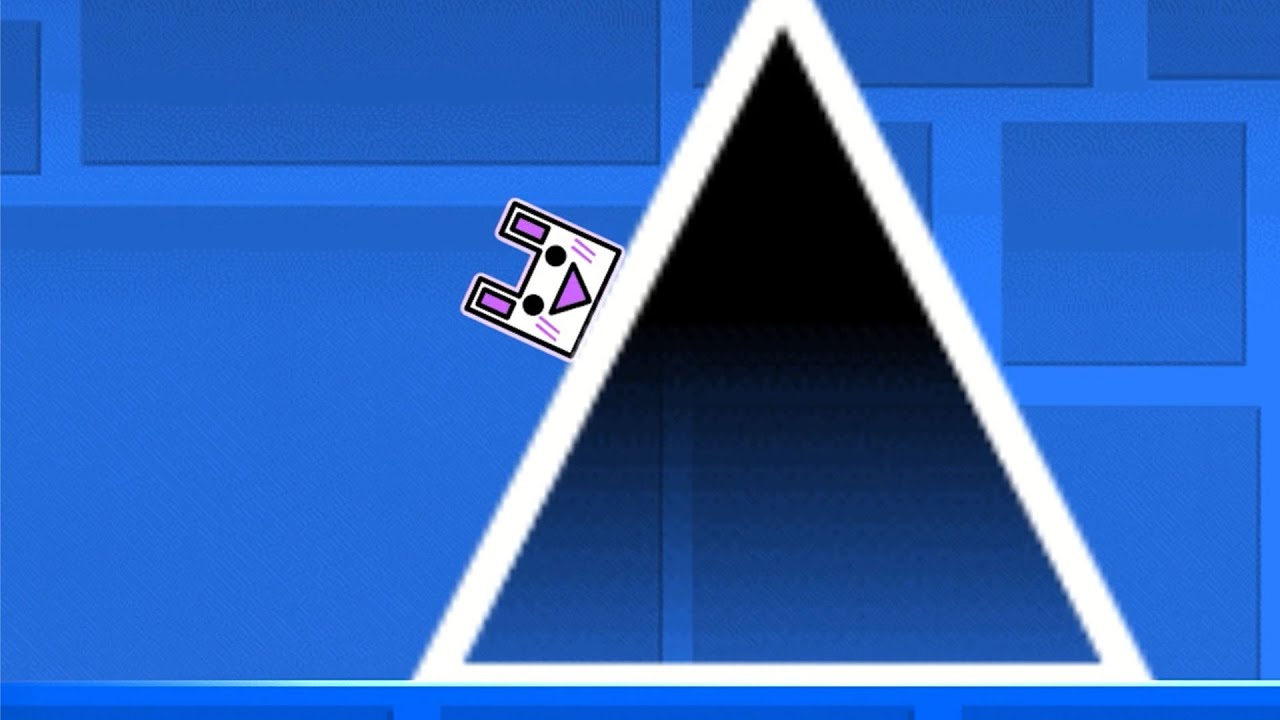 what if you can't die in geometry dash - YouTube