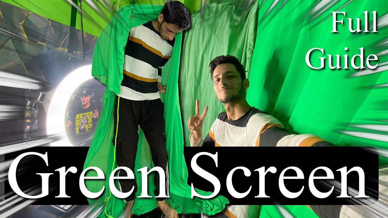 Green Screen Back Drop Full Guide | Buy Setup Edit - YouTube