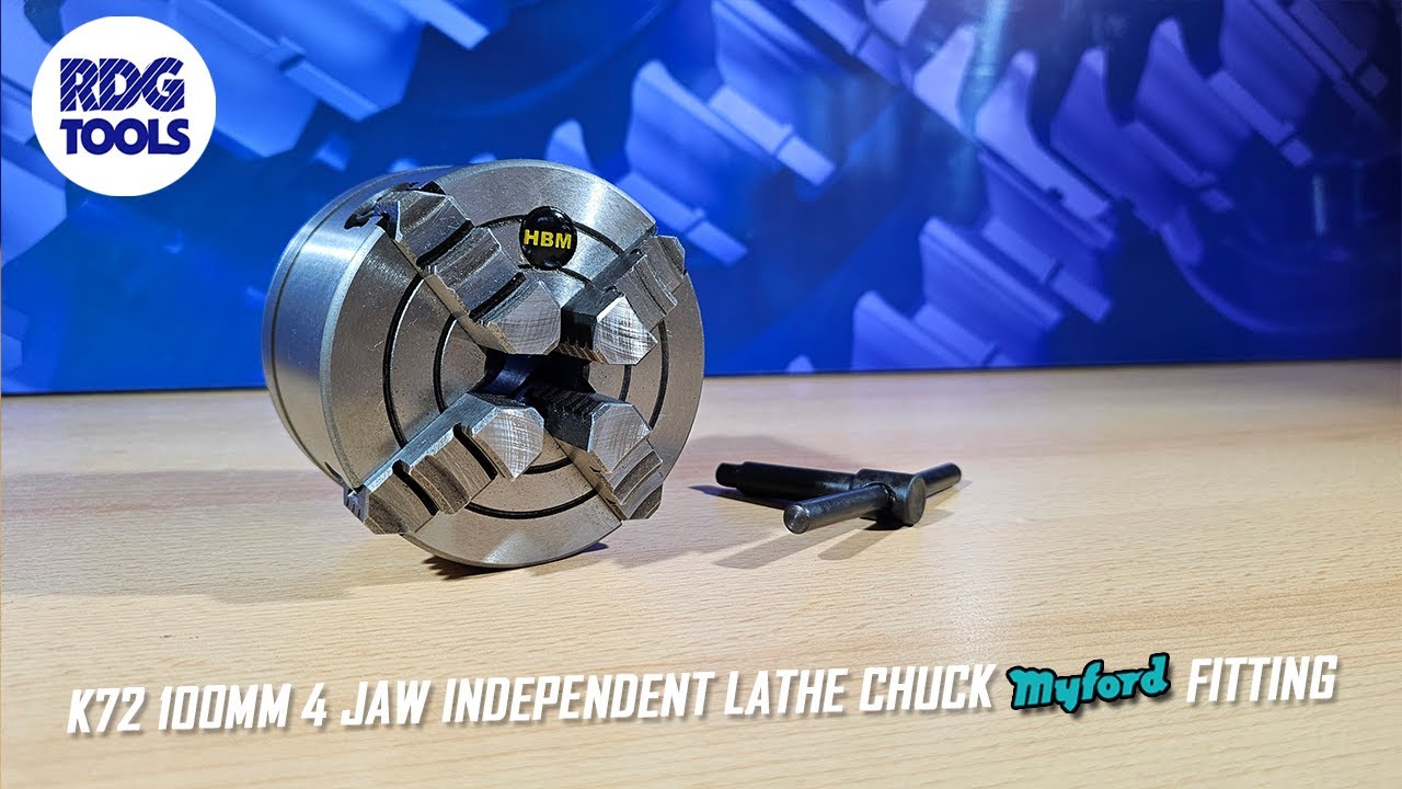 K72 100MM 4 JAW INDEPENDENT LATHE CHUCK MYFORD FITTING SUPER 7 ML7 (RDG ...