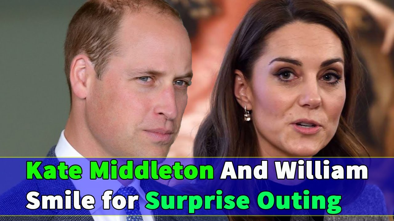 Kate Middleton and Prince William Smile For A Surprise Outing - YouTube