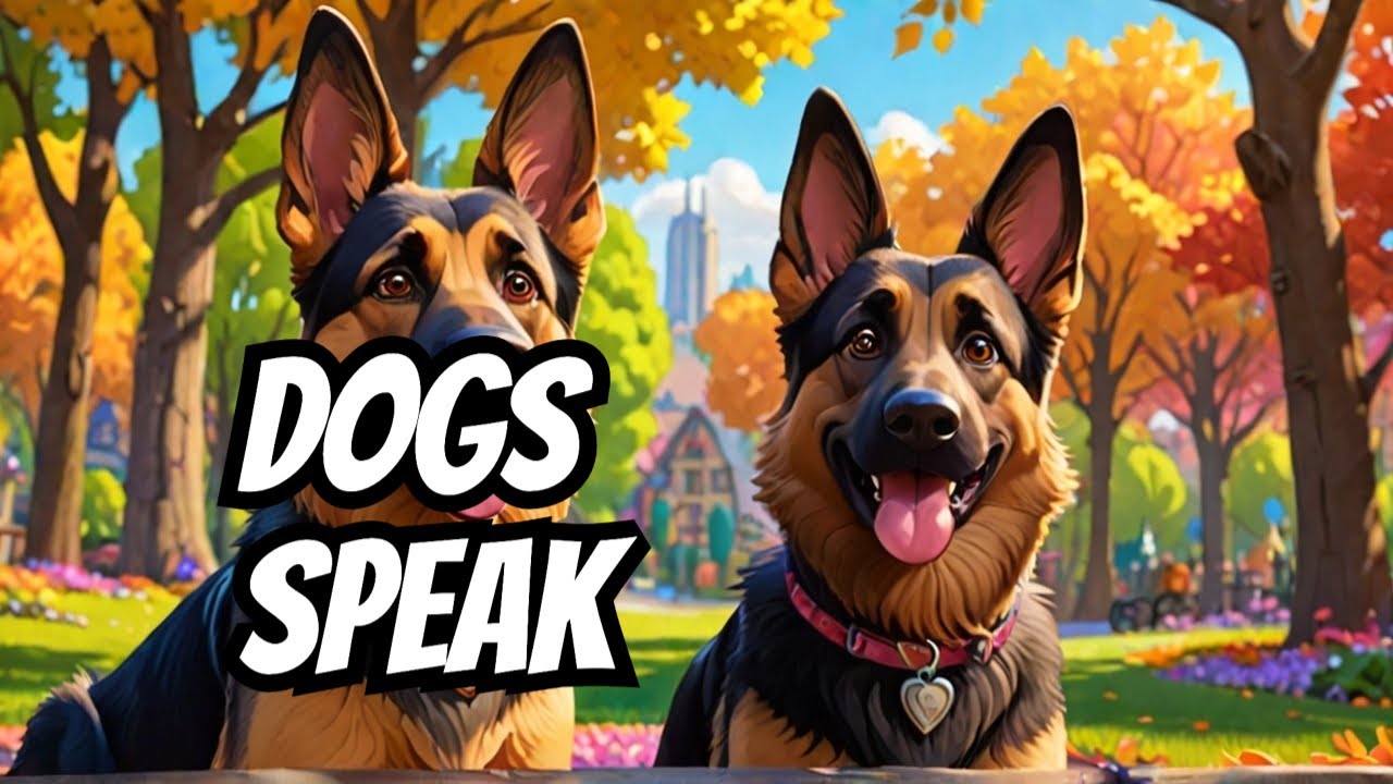 German Shepherd Dogs TALKING in their Language - YouTube