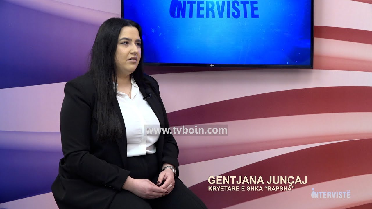 INTERVISTË - Gentjana Junçaj - Kryetare e SHKA "Rapsha" - YouTube