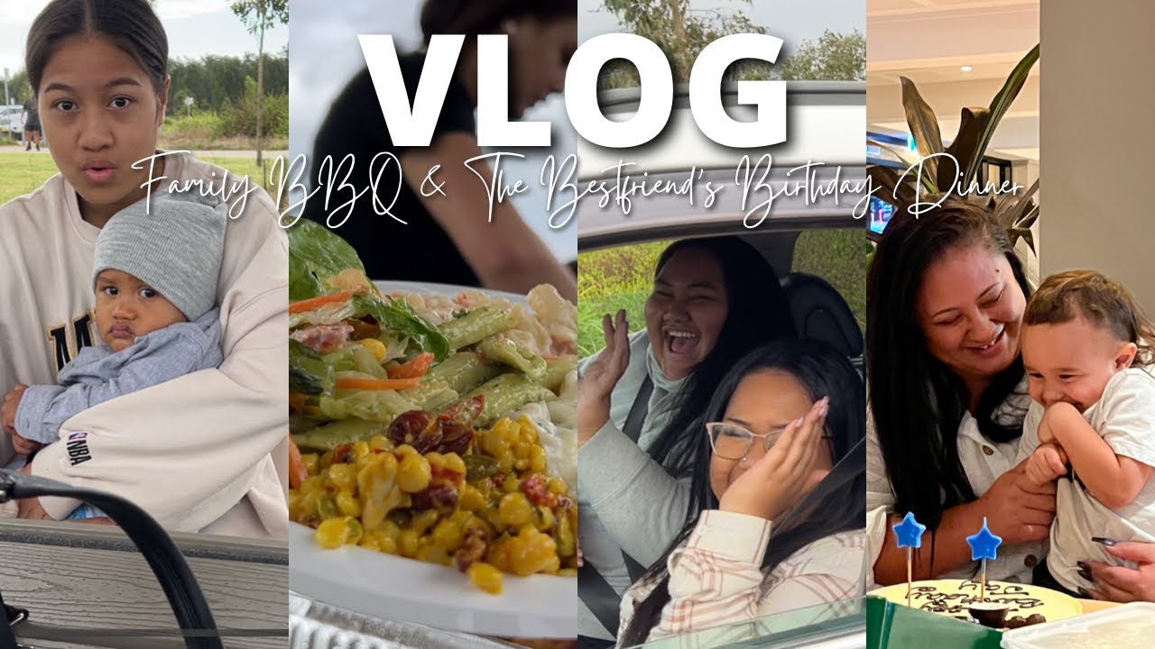 WEEKLY VLOG | family cookout + home cooking & the baby mama’s birthday ...