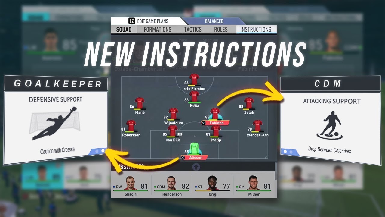 FIFA 20 - NEW INSTRUCTIONS + NEW FEATURES EXPLAINED!!!!! - YouTube