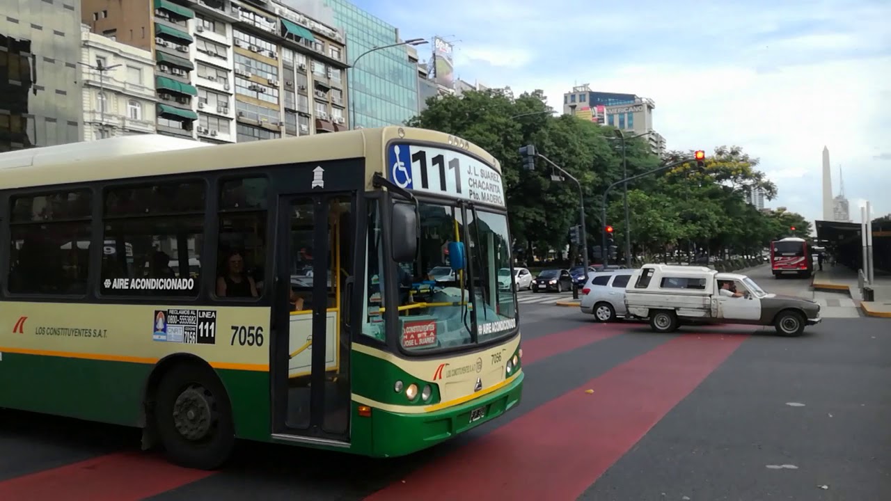 Línea 111 TODO BUS POMPEYA II MT15 en avenida Córdoba - YouTube