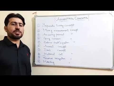 Accounting concepts (a trick to remember) - YouTube