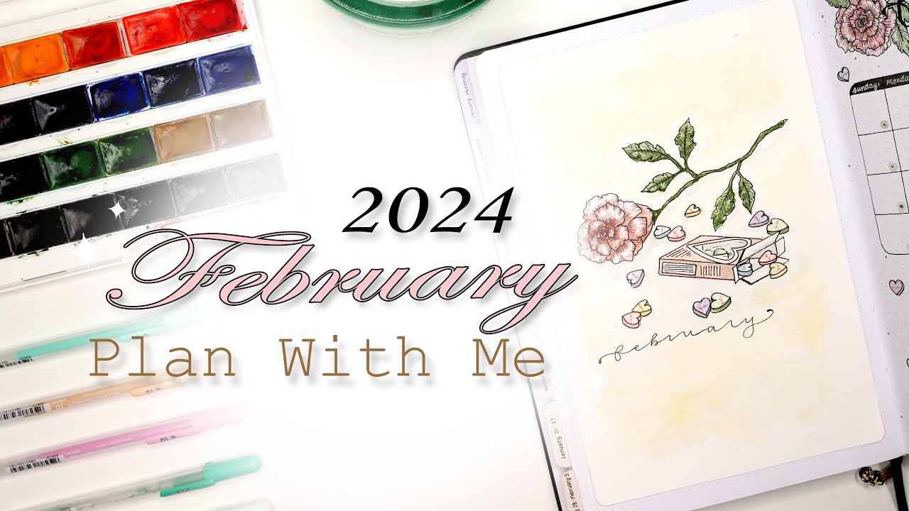 2024 February Plan With Me + Setup - YouTube