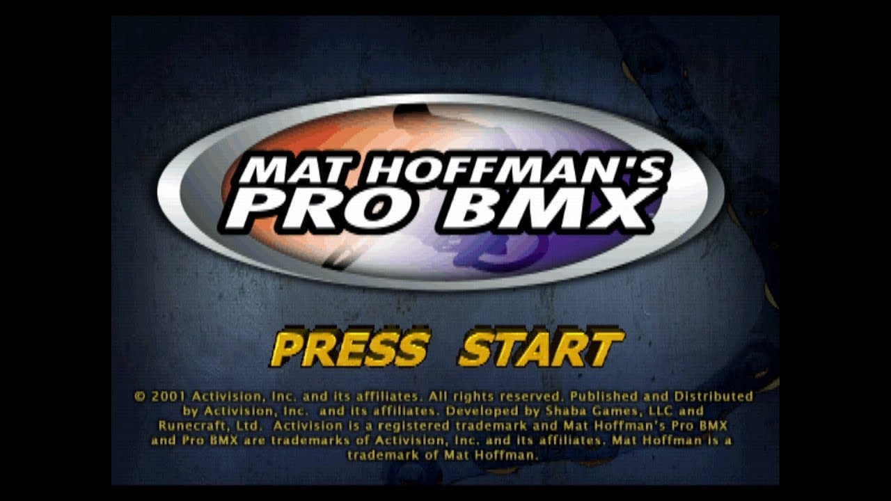Mat Hoffman's Pro BMX PS1 Gameplay - YouTube