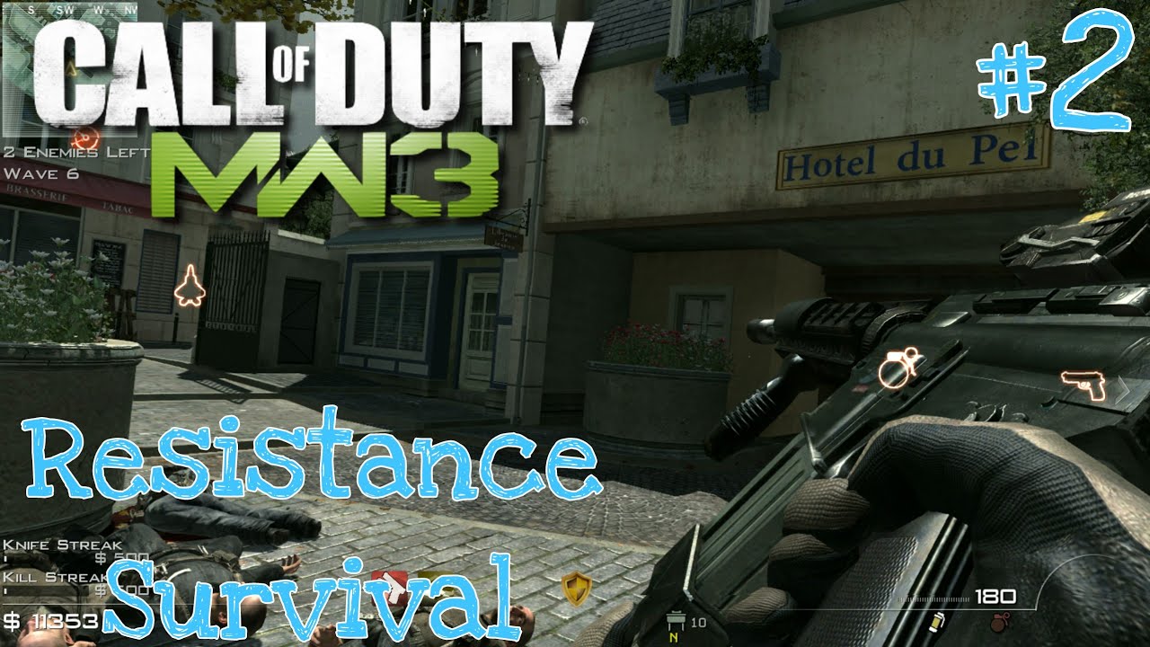 Call Of Duty Modern Warfare 3 | Resistance Survival | Part 2 - YouTube