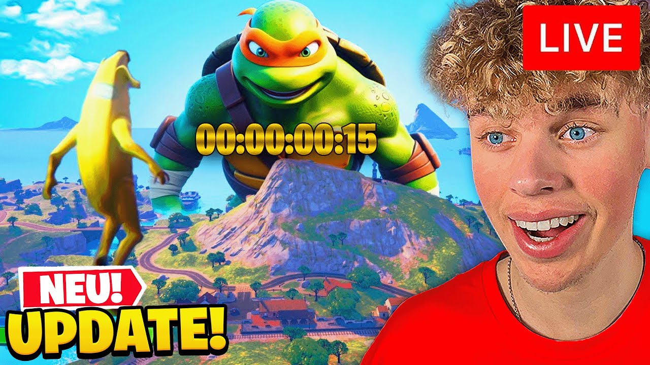 🔴Das *NEUE* NINJA TURTLES UPDATE in FORTNITE! (bald) - YouTube