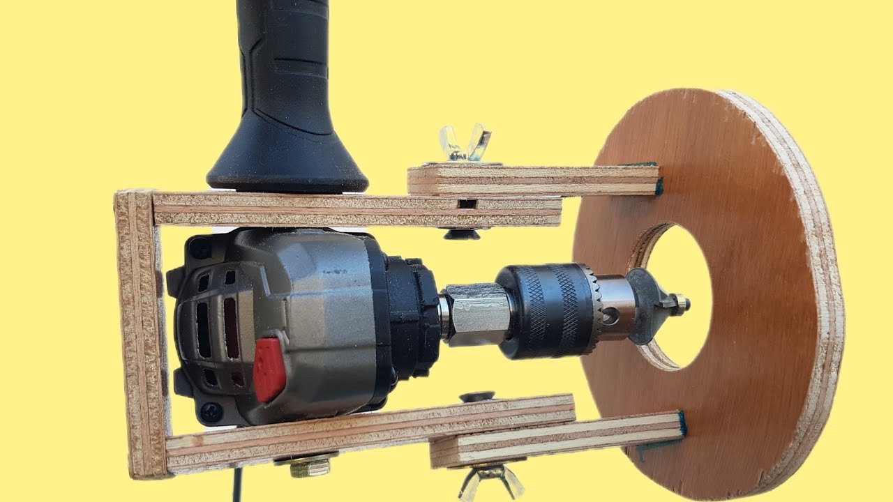 How to make a router from an angle grinder / router table is a ...
