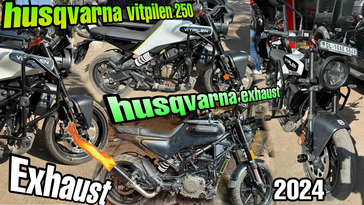husqvarna modified exhaust | husqvarna vitpilen 250 modification - YouTube