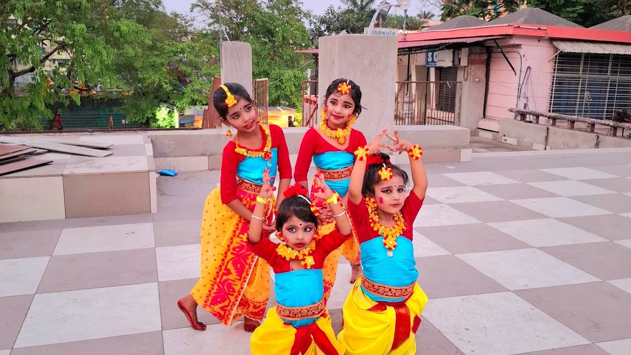 Amar bone bone dance ।। Bosonter gan . ।। Rabindra sangeet ।।. The song ...