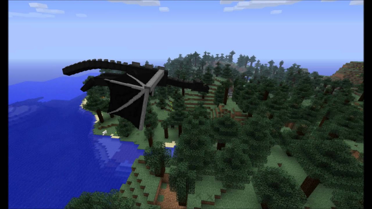 Minecraft 1.9 New Mob - Ender Dragon - YouTube