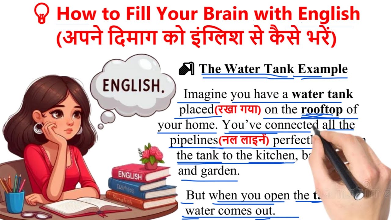 How to Fill Your Brain with English | "अपने दिमाग को इंग्लिश से कैसे ...