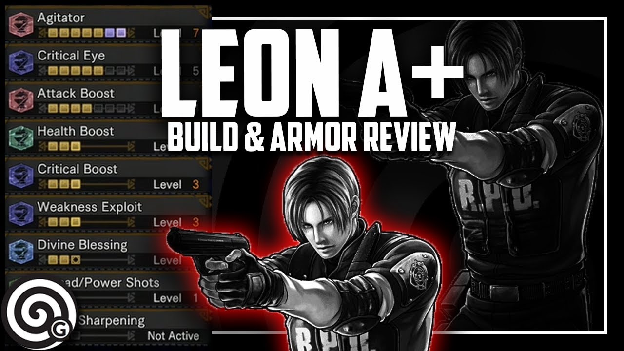 LEON Armor is actually pretty good... LEON BUILD | MHW Iceborne - YouTube