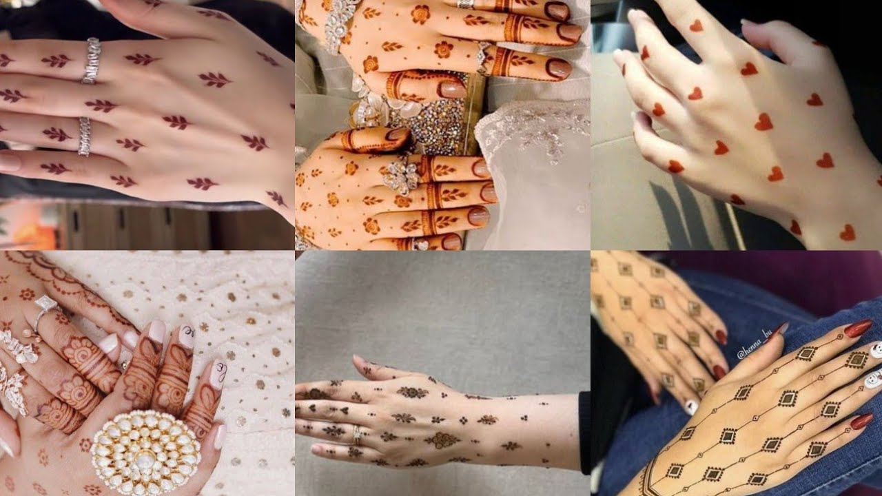 Small flower mehndi design on back hand🍁🍁|pretty mini flower mehndi 🌺 ...