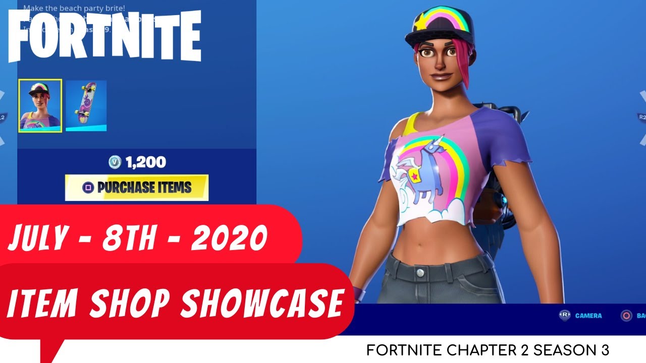 Fortnite Item Shop *NEW* BEACH BOMBER Skin Set ! [July 8th, 2020 ...