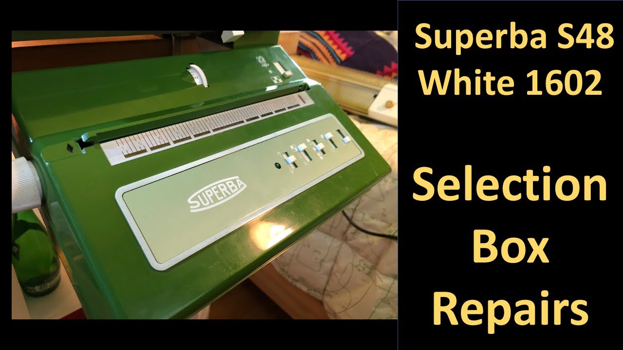 Selection Box Repairs and taping the belt on my Superba S48 / White ...